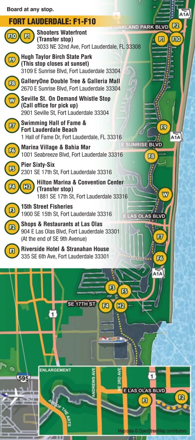 Route Map - Water Taxi